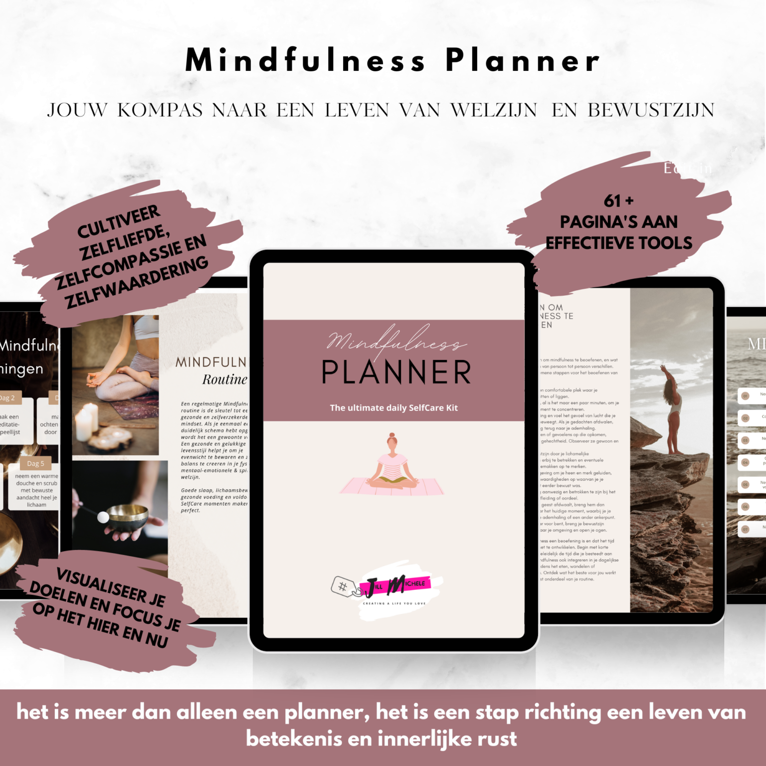 Mindfulness Planner – Oefeningen om je te helpen rust en kalmte te ...